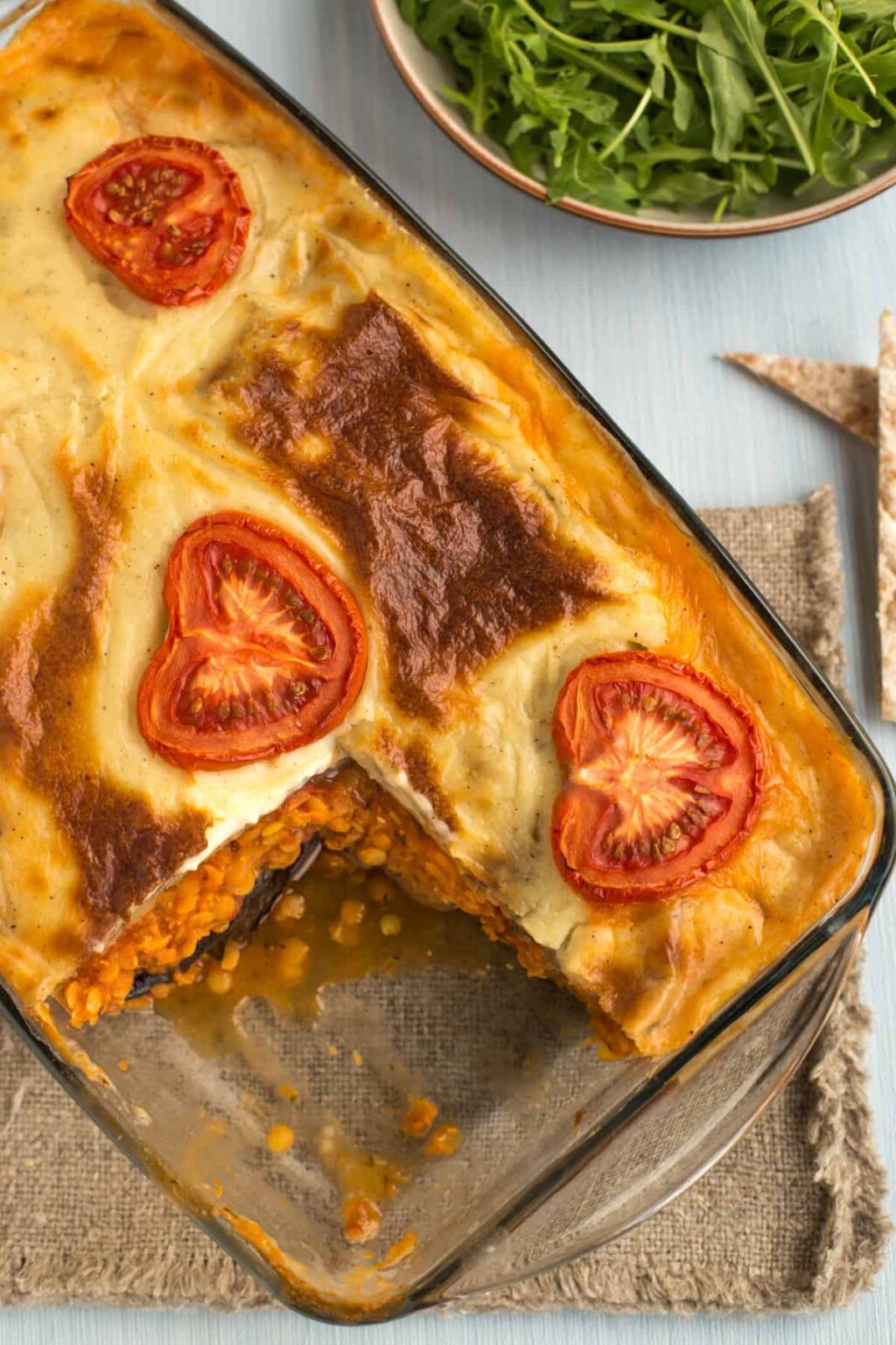Vegetarian Moussaka - Easy Cheesy Vegetarian