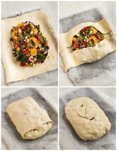 Veggie En Croute - Easy Cheesy Vegetarian