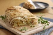 Cheese and Onion Plait - Easy Cheesy Vegetarian
