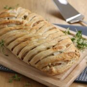 Cheese and Onion Plait - Easy Cheesy Vegetarian