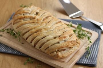 Cheese and Onion Plait - Easy Cheesy Vegetarian