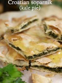 Croatian soparnik (kale pie) – Easy Cheesy Vegetarian