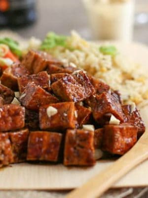 Honey soy tofu – Easy Cheesy Vegetarian
