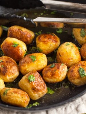 Buttery chateau potatoes – Easy Cheesy Vegetarian