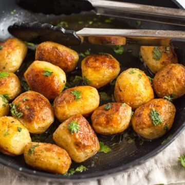 Buttery Chateau Potatoes - Easy Cheesy Vegetarian