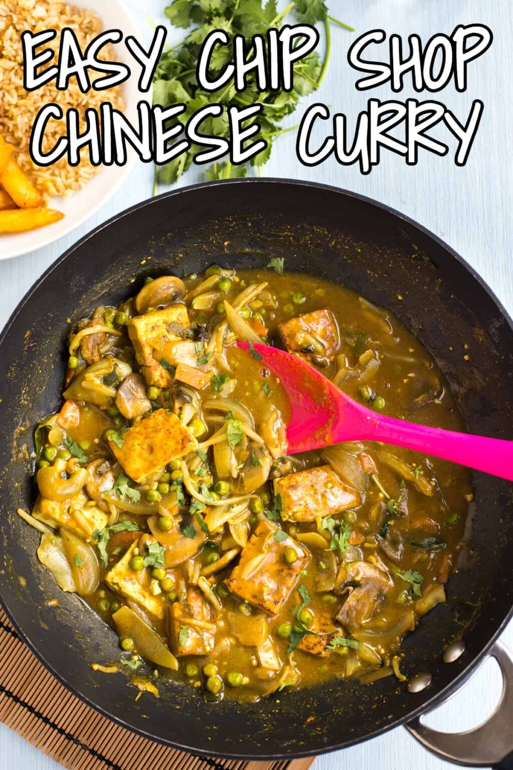 Easy Chip Shop Chinese Curry - Easy Cheesy Vegetarian