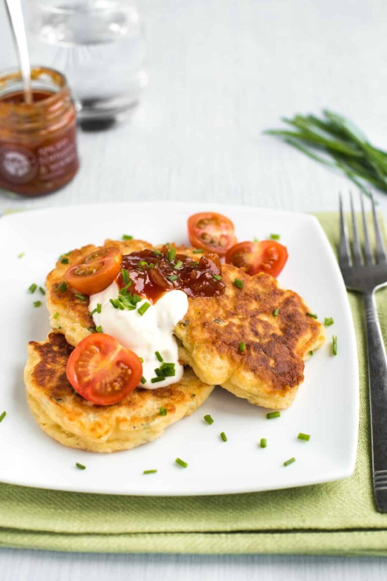 5 Ingredient Cheese Fritters - Easy Cheesy Vegetarian