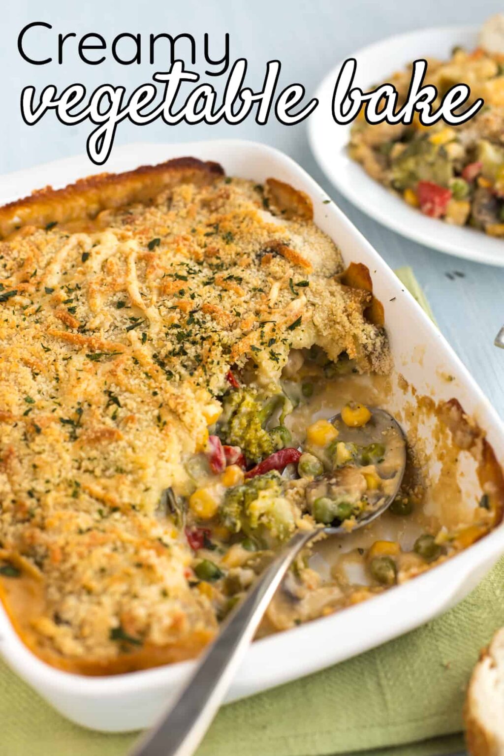 Creamy Vegetable Bake - Easy Cheesy Vegetarian