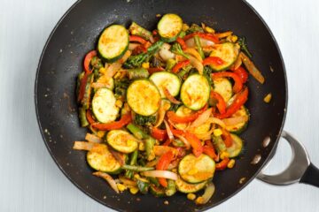 20 Minute Vegetable Stroganoff - Easy Cheesy Vegetarian