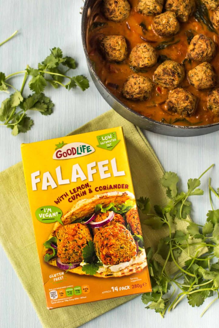 Easy Falafel Curry - Easy Cheesy Vegetarian