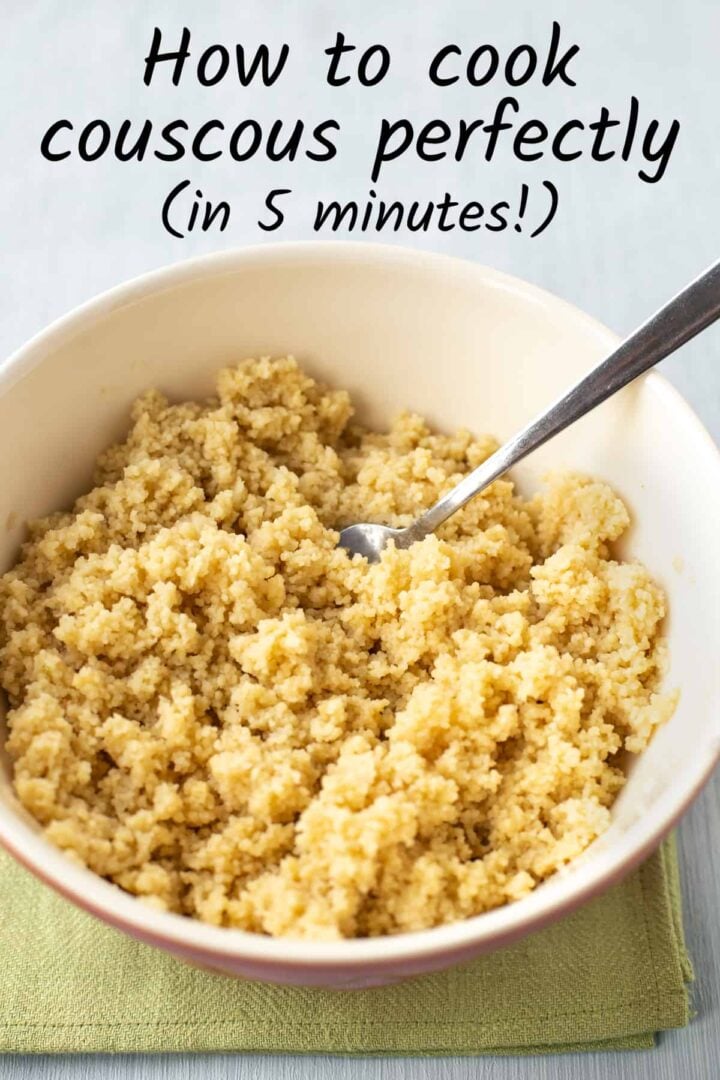How to Cook Couscous Perfectly (in 5 Minutes!) - Easy Cheesy Vegetarian