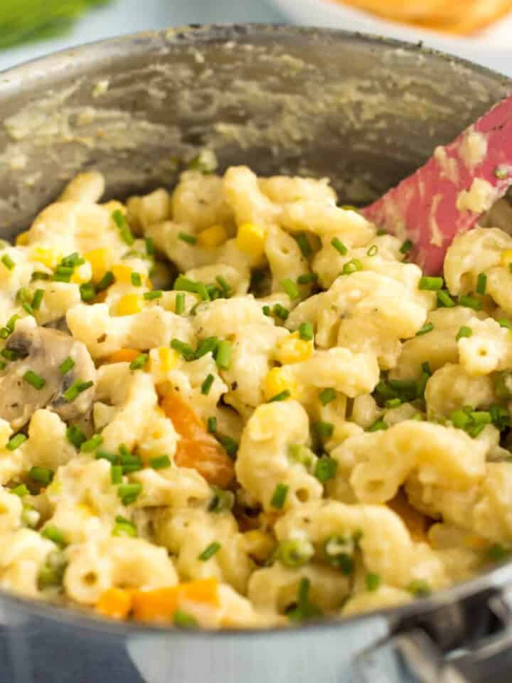 Mafalde Pasta with Spinach and Goat Cheese - Easy Cheesy Vegetarian