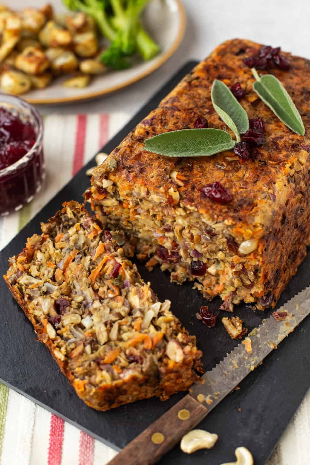 Easy Nut Roast (just mix + bake!) - Easy Cheesy Vegetarian