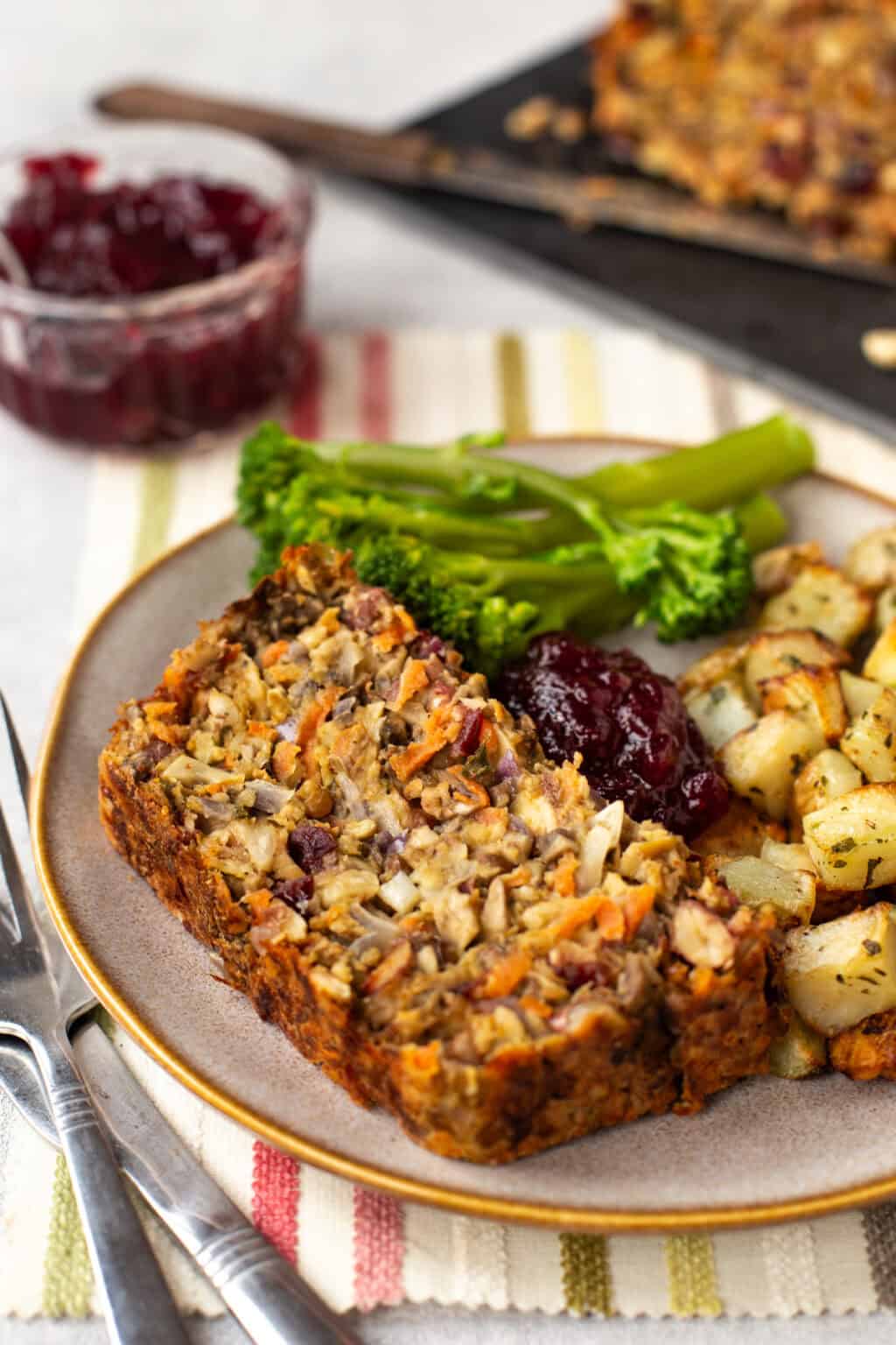 Easy Nut Roast (just mix + bake!) - Easy Cheesy Vegetarian