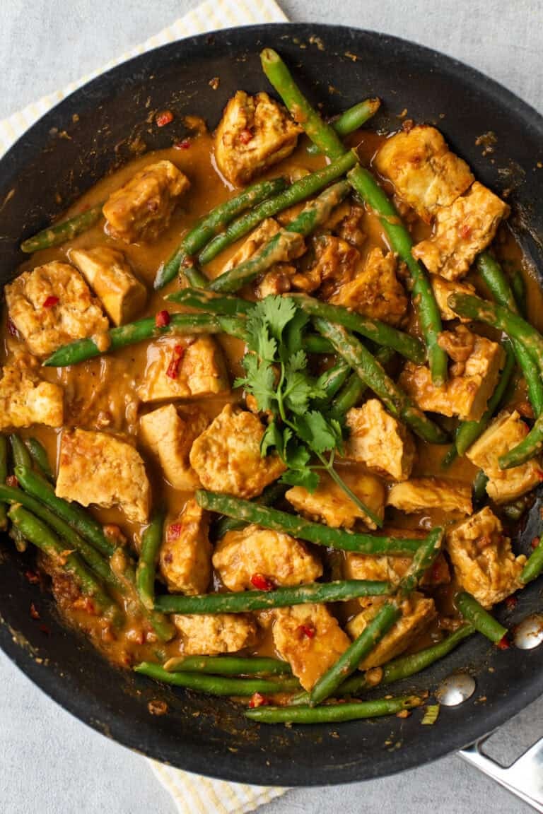 Easy Peanut Butter Tofu - Easy Cheesy Vegetarian